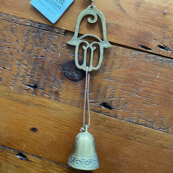 Tibet Collection | Accents | Tibet Collection Brass Hamsa Wind Chimes ...
